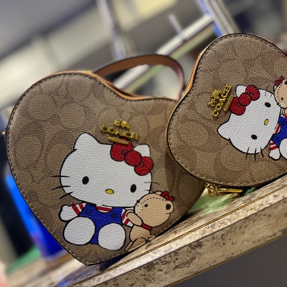 Coach | Bags | Coach Hello Kitty Heart Bag Duo | Poshmark